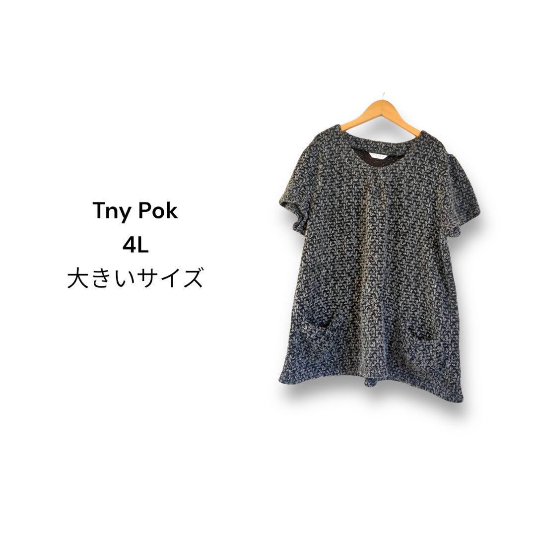 Yahoo!オークション - Tny Pok ニット チュニック【4L】起毛 大きいサ...