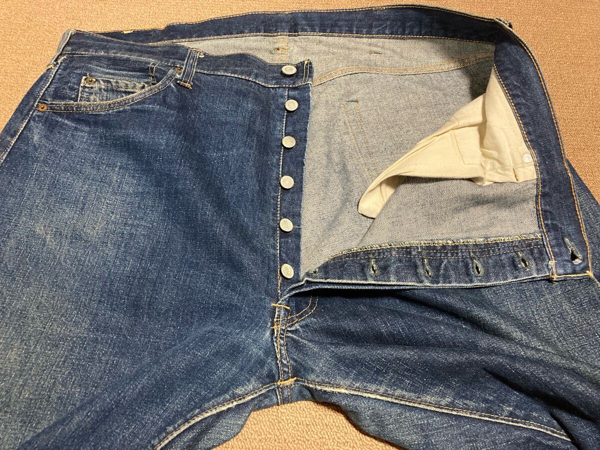 LEVIS 501 シングル BIGE デニムパンツ W44 L34 66前期 levi's LEVIS 501 シングル BIGE デニムパンツ W44 L34 66前期 levi's