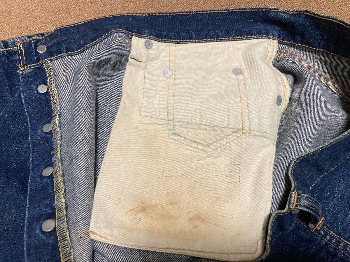 LEVIS 501 シングル BIGE デニムパンツ W44 L34 66前期 levi's LEVIS 501 シングル BIGE デニムパンツ W44 L34 66前期 levi's