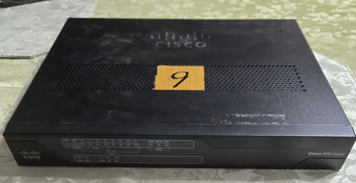 CISCO C891FJ-K9 サービス統合型ルーター 本体のみ 管理番号9(ルーター)｜売買されたオークション情報、yahooの商品情報をアーカイブ公開 - オークファン（aucfan.com）