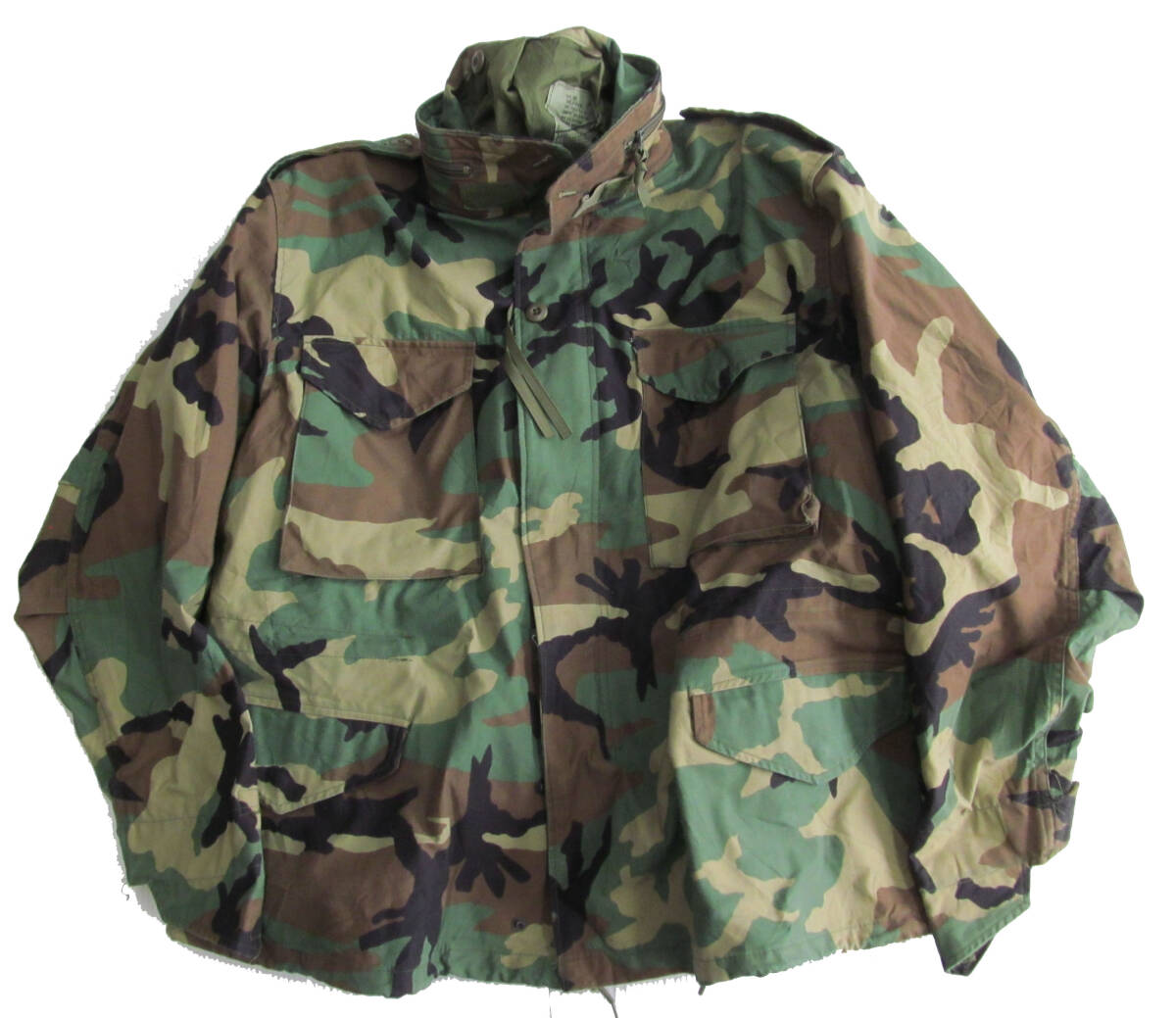 Yahoo!オークション - 96年 米軍実物 迷彩 カモフラ フィールドジャケ...