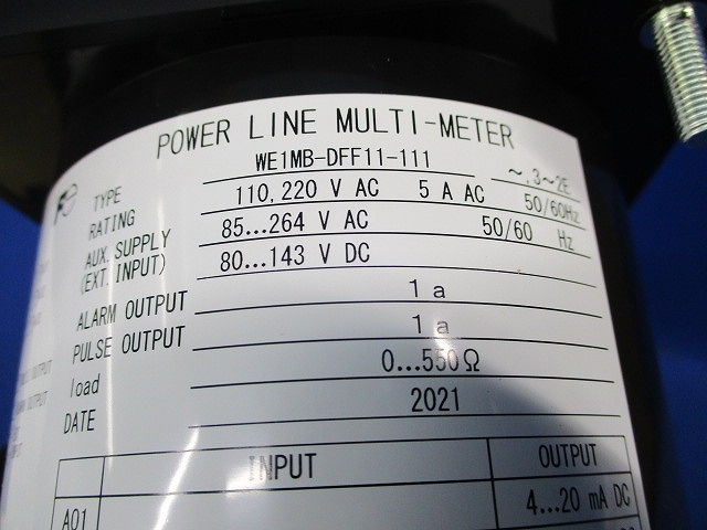 Yahoo!オークション - パワーライン マルチメーター WE1MB-DFF11-111
