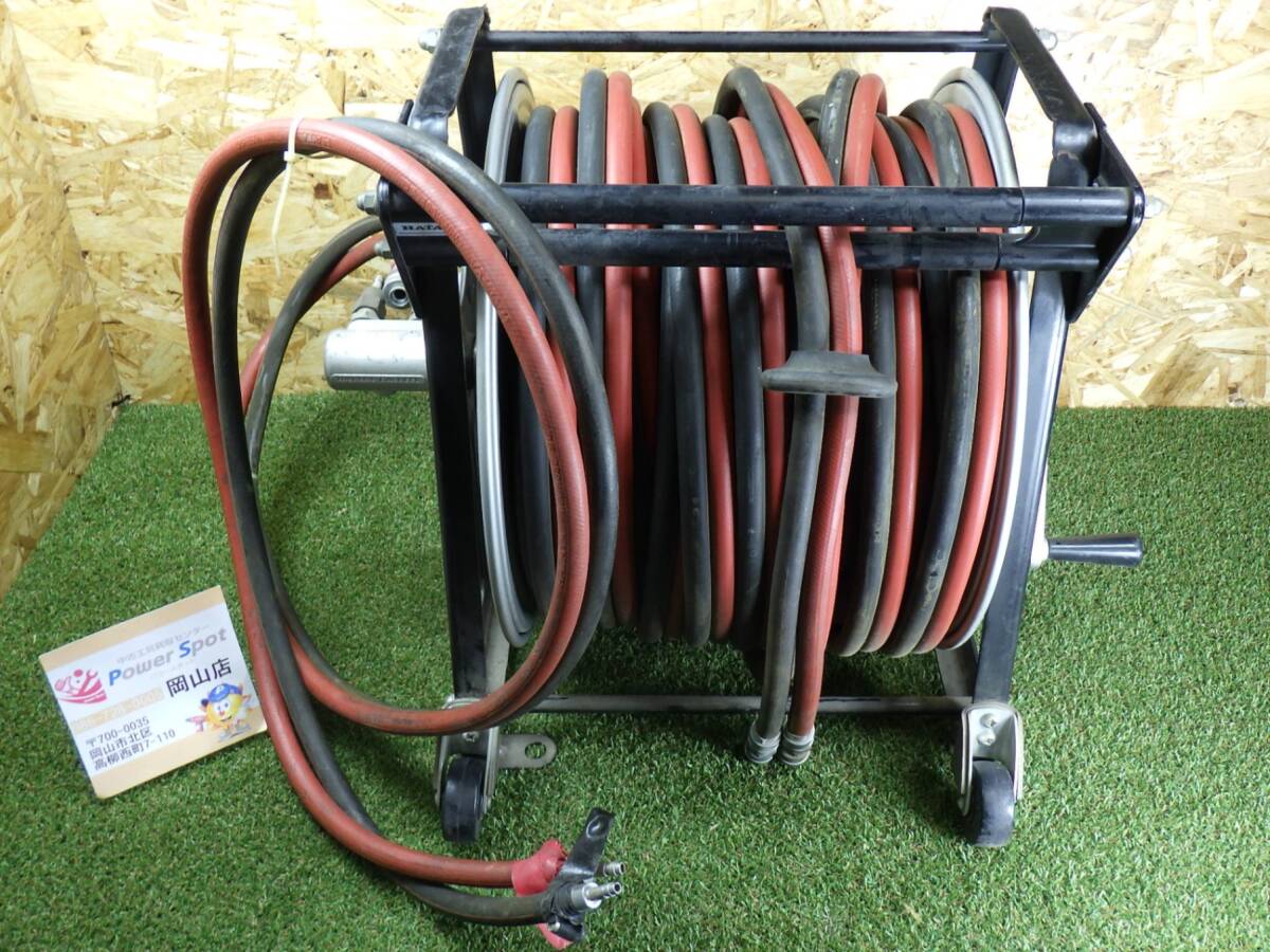 Yahoo!オークション - 動作未確認 ハタヤ ガスリール GSS-30Z型 ガスホ...