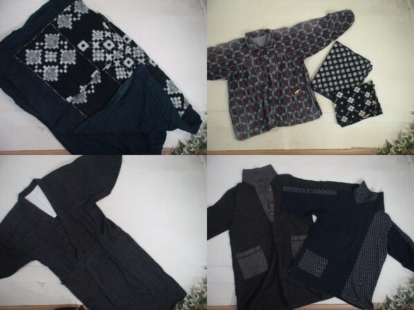 Yahoo!オークション - 26-3425 絣・久留米絣・藍染 まとめ売り・大量・...