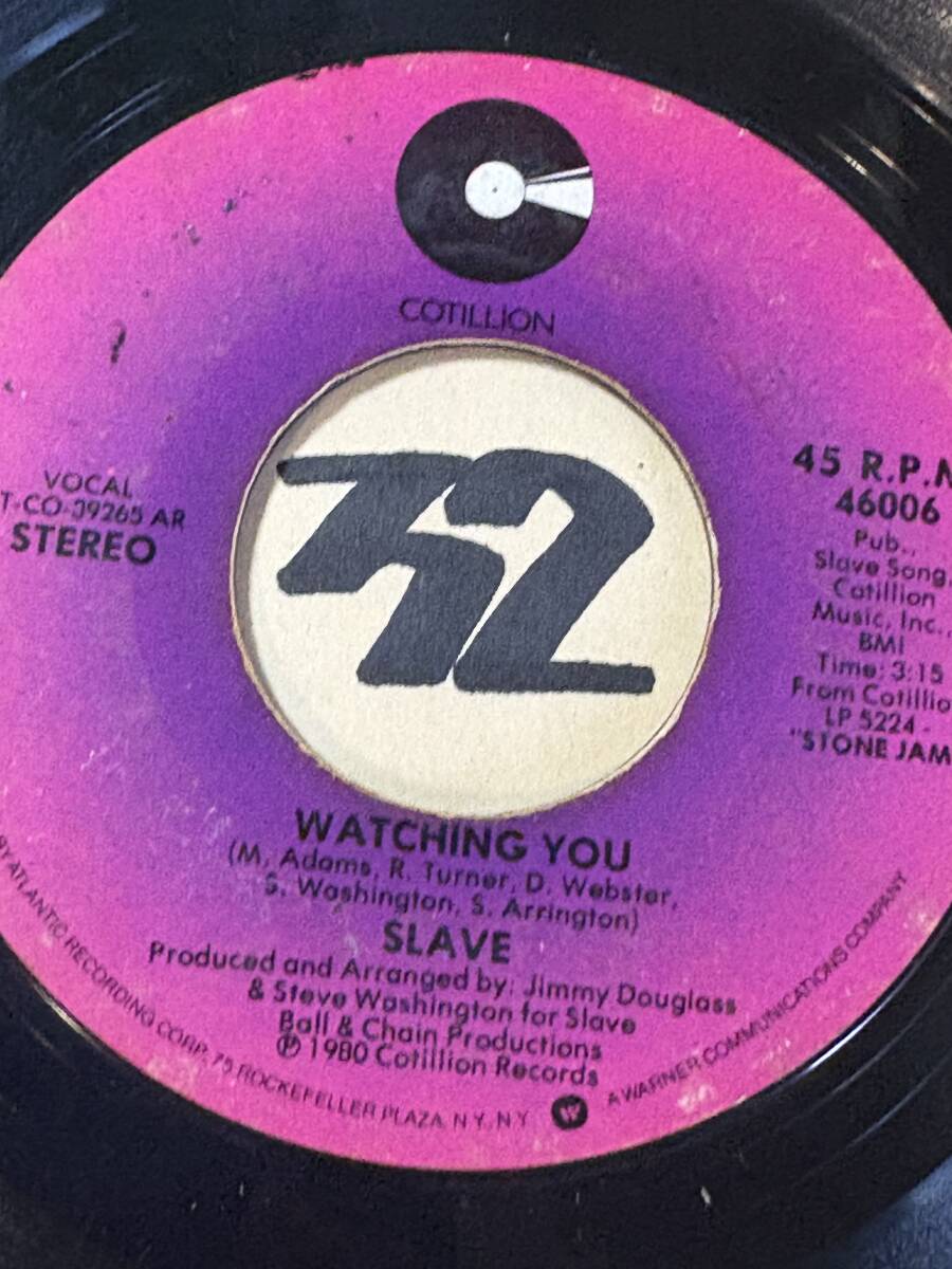 Yahoo!オークション - 試聴 1980 SLAVE WATCHING YOU / DREAMIN’ 両面...