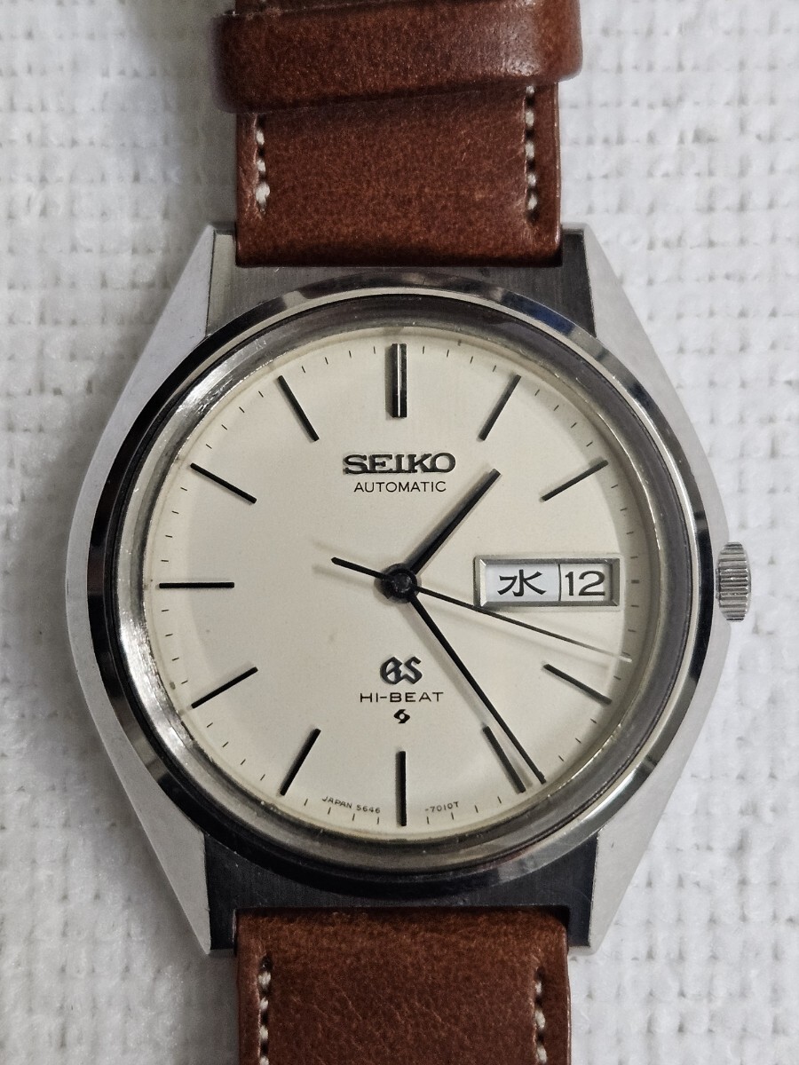 Yahoo!オークション - グランドセイコー 56GS 1971年 Ref.5646-7010 ア...