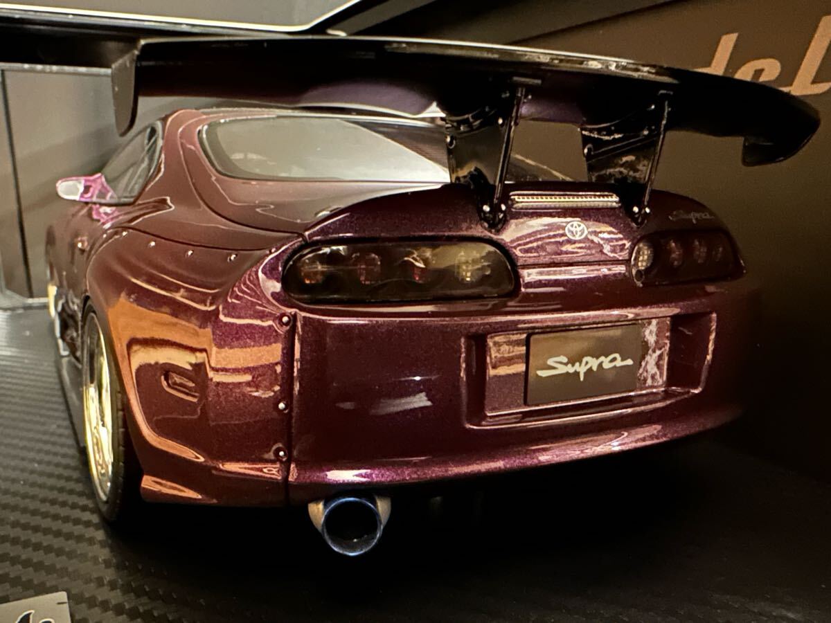 Yahoo!オークション - [新品] 1/18 IG1809 Toyota Supra JZA80 RZ Purp...