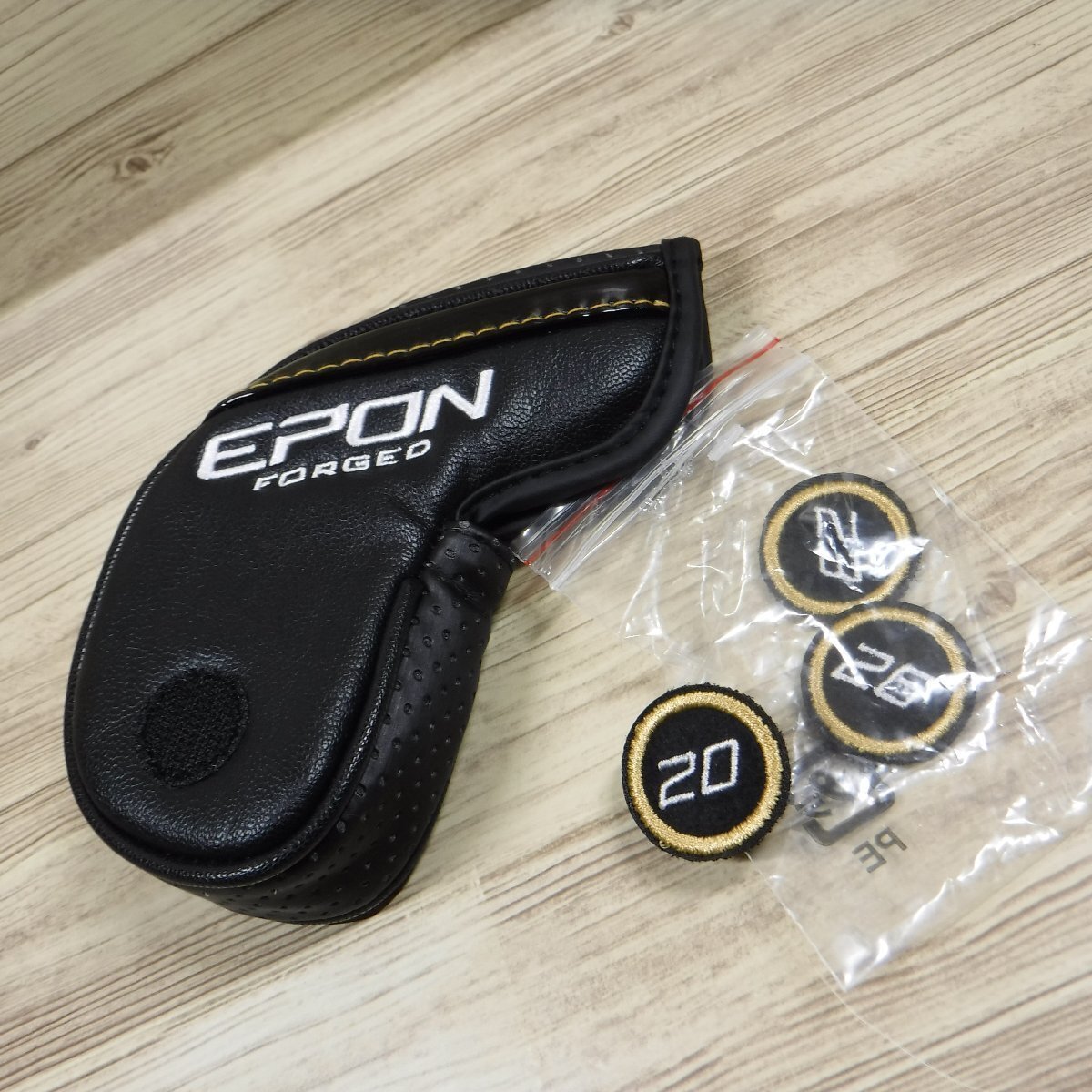 Yahoo!オークション - G184 エポン EPON 新品 黒 アイアン用 ヘッドカ...