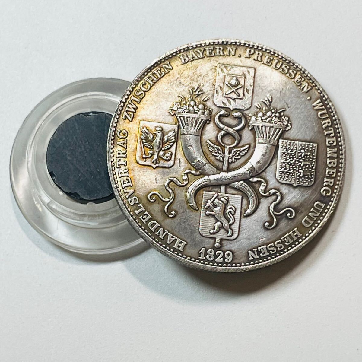 Yahoo!オークション - ドイツ 硬貨 古銭 バイエルン州 1829年 ルートヴ...