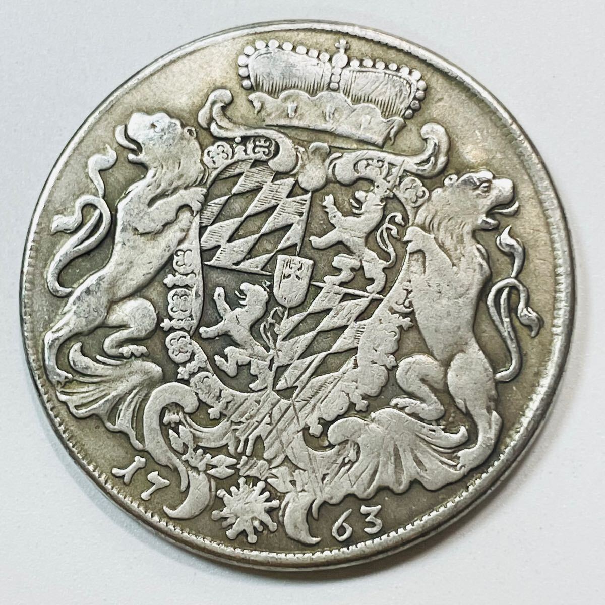 Yahoo!オークション - 神聖ローマ帝国 硬貨 古銭 バイエルン選挙区 176...