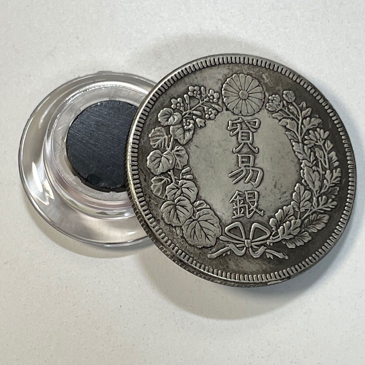 Yahoo!オークション - 日本 硬貨 古銭 「大日本明治九年」 「貿易銀」