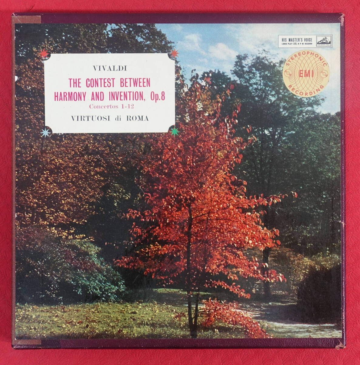 Yahoo!オークション - 極美 英HMV ASD 367-9 ヴィヴァルディ 和声と創...