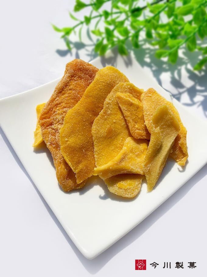 Yahoo!オークション - 大きさ不揃い 今川製菓 ドライマンゴー 切り落と...