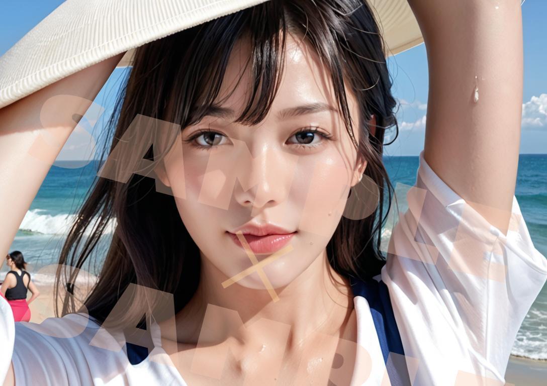 Yahoo!オークション - N0054 【1点もの】A4光沢ポスター 美女 アダルト...