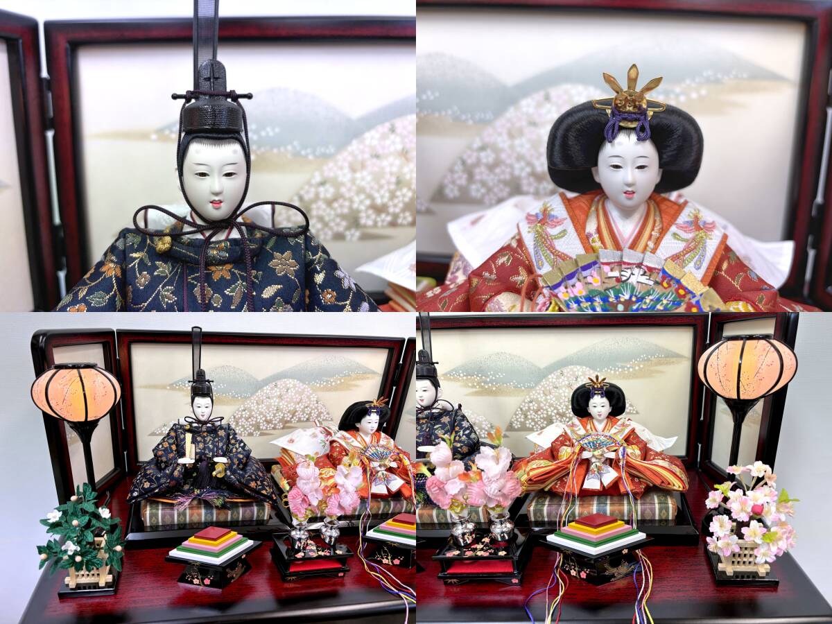 Yahoo!オークション - D-238/十二単衣 飛鳥雛 雛匠 雅泉作/小花笹蔓文/...