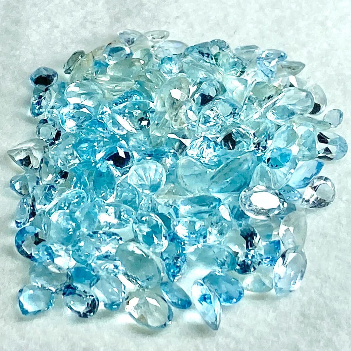 Yahoo!オークション - 1円〜 小粒 天然アクアマリンおまとめ61ct f ...