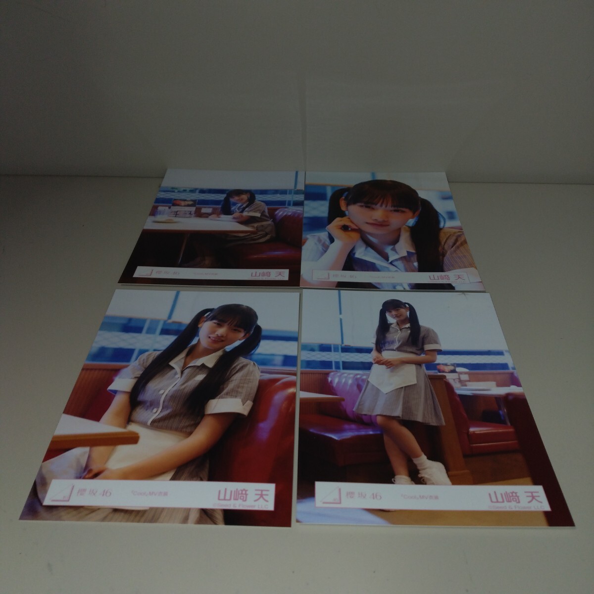 Yahoo!オークション - 櫻坂46 山﨑天 「Cool」MV衣装 生写真 コンプ A3...