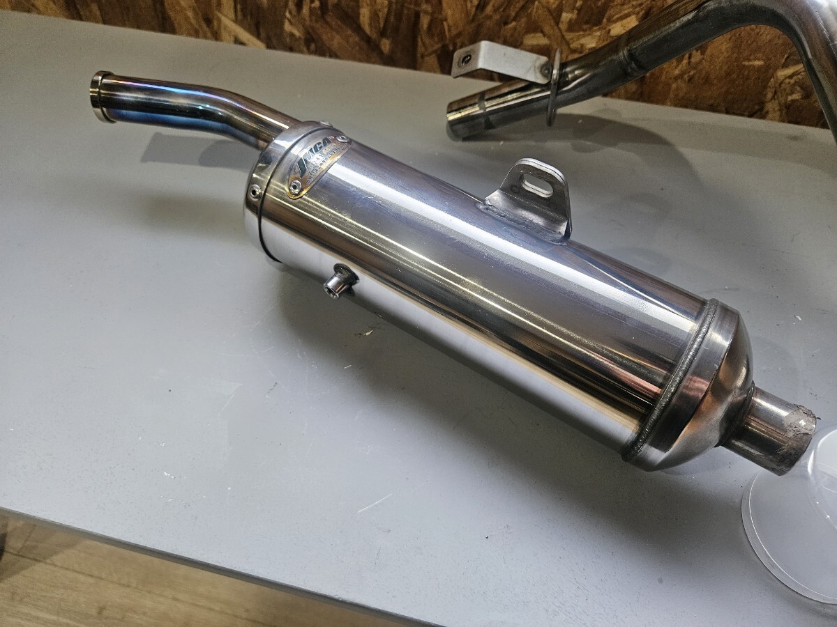 Yahoo!オークション - 武川 Zスタイルマフラー JMCA 検)モンキーゴリラ...