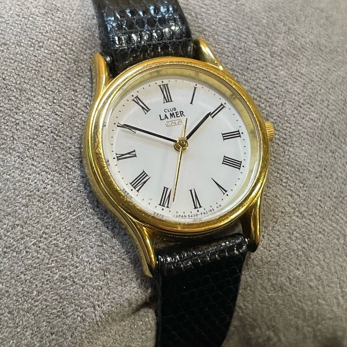 UTS75 18K CITIZEN シチズン CLUB LA MER クラブラメール GN-7-S クォーツ 腕時計 メンズ ホワイト文字盤 18K750 動作未確認 現状品(シチズン)｜売買 ...