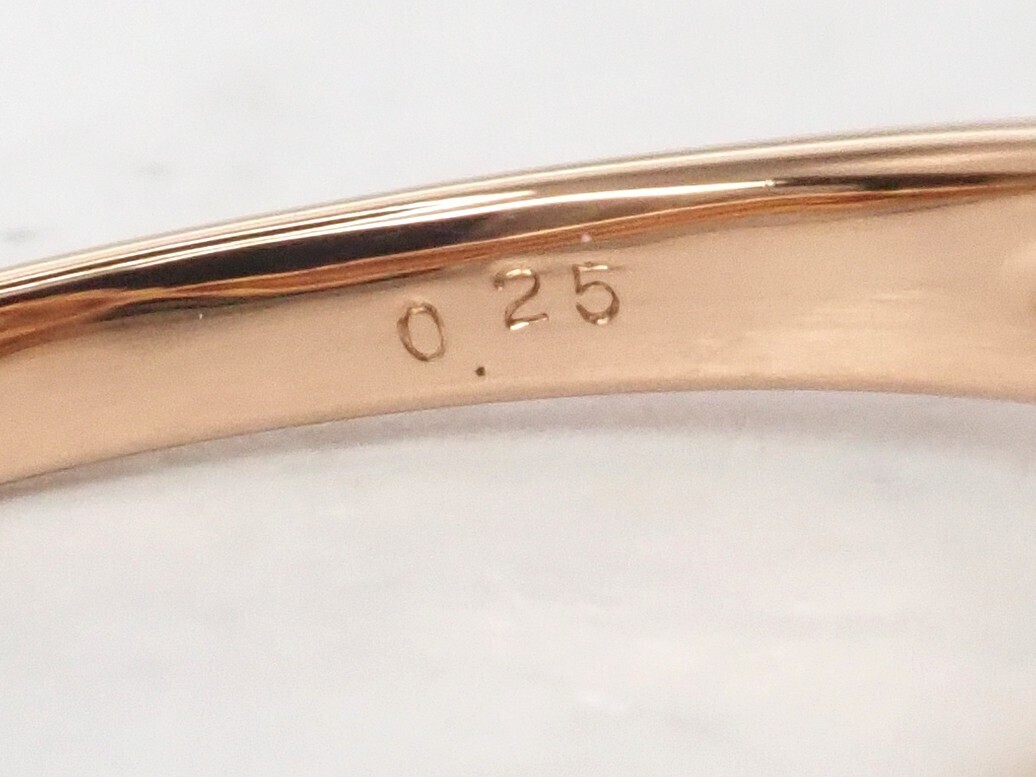 Yahoo!オークション - 【6127P】K18 天然ダイヤモンド 0.80ct/0.25ct/3...