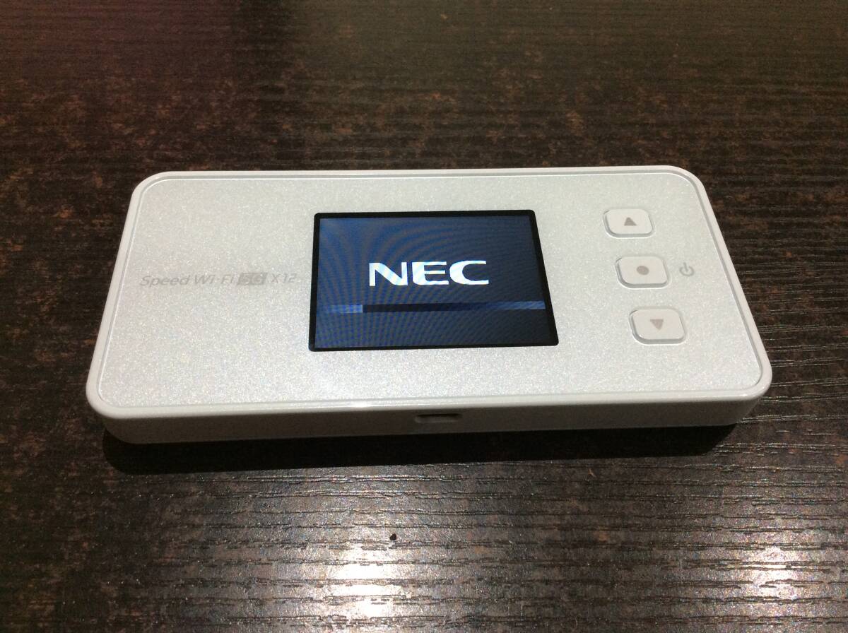 良品/ NEC au Speed Wi-Fi 5G X12 NAR03 モバイルルーター アイスホワイト(ルーター)｜売買されたオークション情報、yahooの商品情報をアーカイブ公開 ...