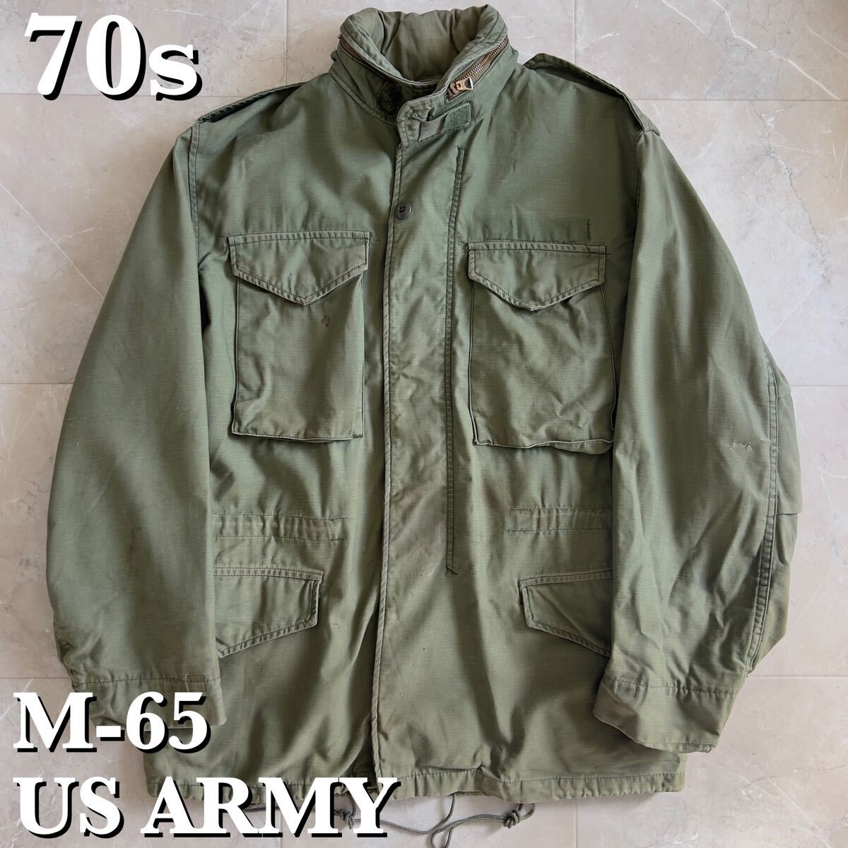 Yahoo!オークション - 70s M-65 US ARMY フィールド ジャケット モッズ...