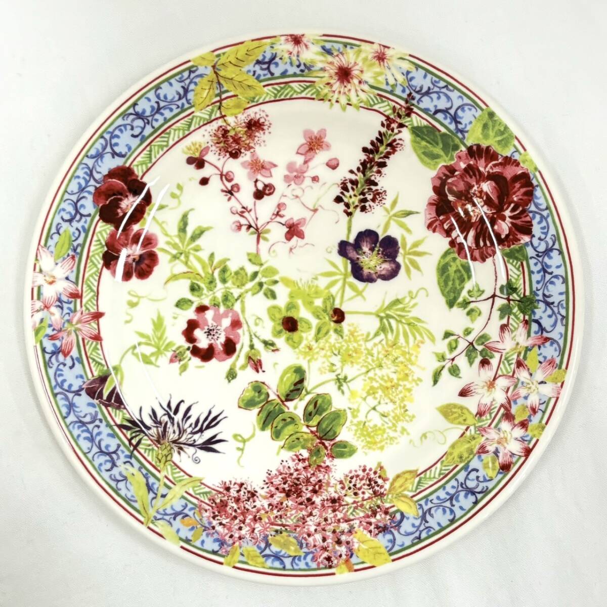 Yahoo!オークション - GIEN ジアン プレート 花柄 約22cm Millefleurs