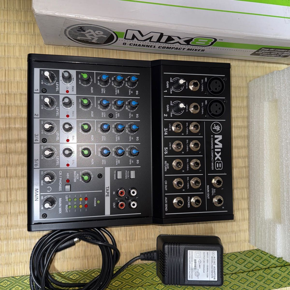 Yahoo!オークション - 【即日発送】MACKIE アナログミキサー MIX8 マッ...