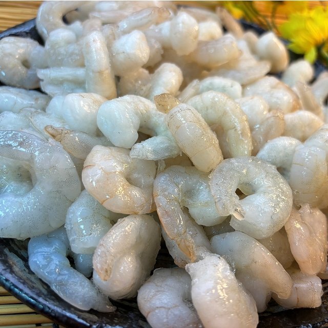 Yahoo!オークション - 特大「バナメイ海老3L-800g」IQF 特大ムキエビ.....