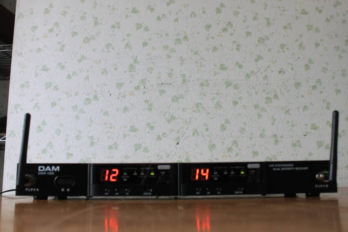 Yahoo!オークション - 第一興商 DWR-1000 DAM 電波式ワイヤレスマイク...