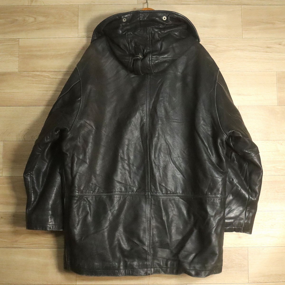 Yahoo!オークション - J3R/Y1.16-2 フランス製 HELSTON'S レザージャケ...