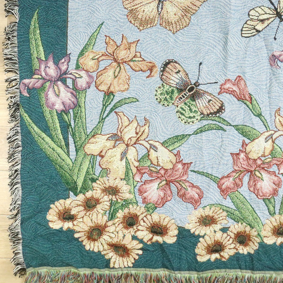 Yahoo!オークション - J9-7/O2.11-2 蝶々 バタフライ 花柄 フラワー ラ...