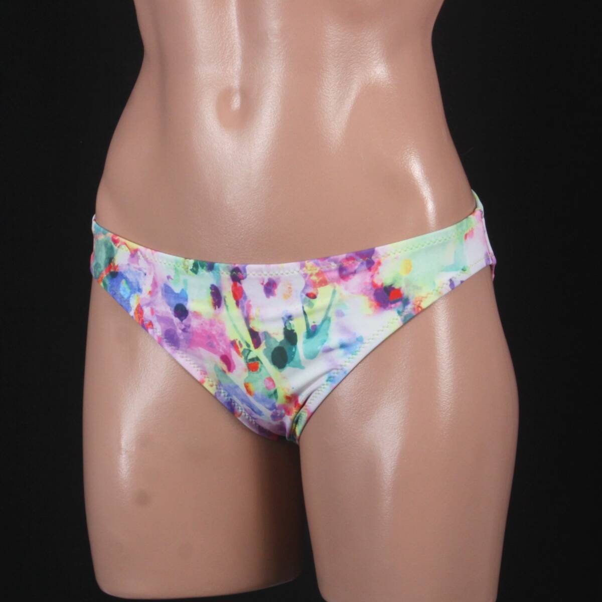 Yahoo!オークション - E4696 カラフル おしゃれ柄 水着 ボトム ビキニ ...