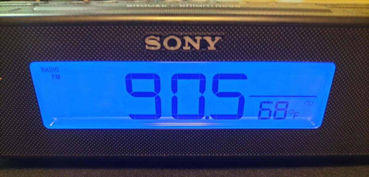 Yahoo!オークション - SONY FM/AM Clock Radio ICF-C707