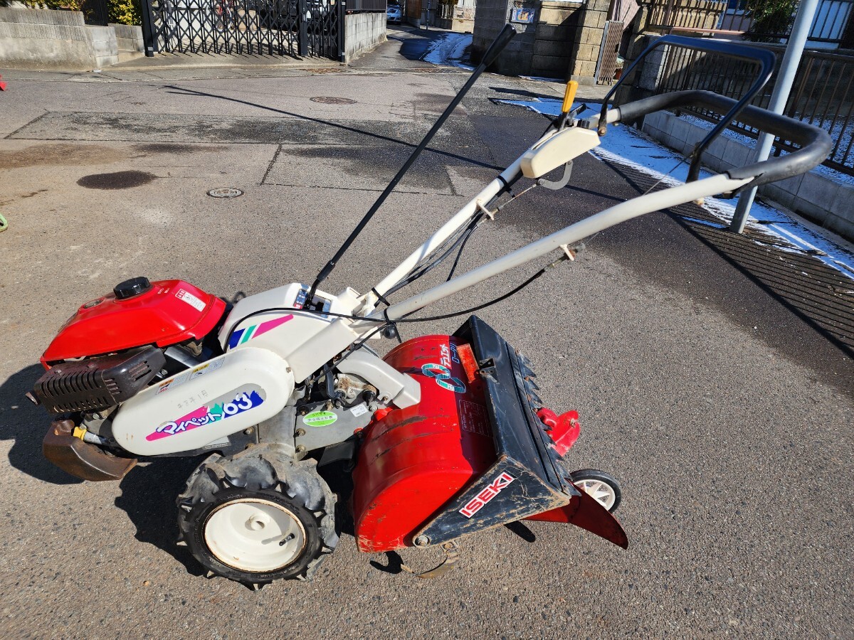Yahoo!オークション - ISEKI マイペット63 耕うん機 井関農機 培土器付...