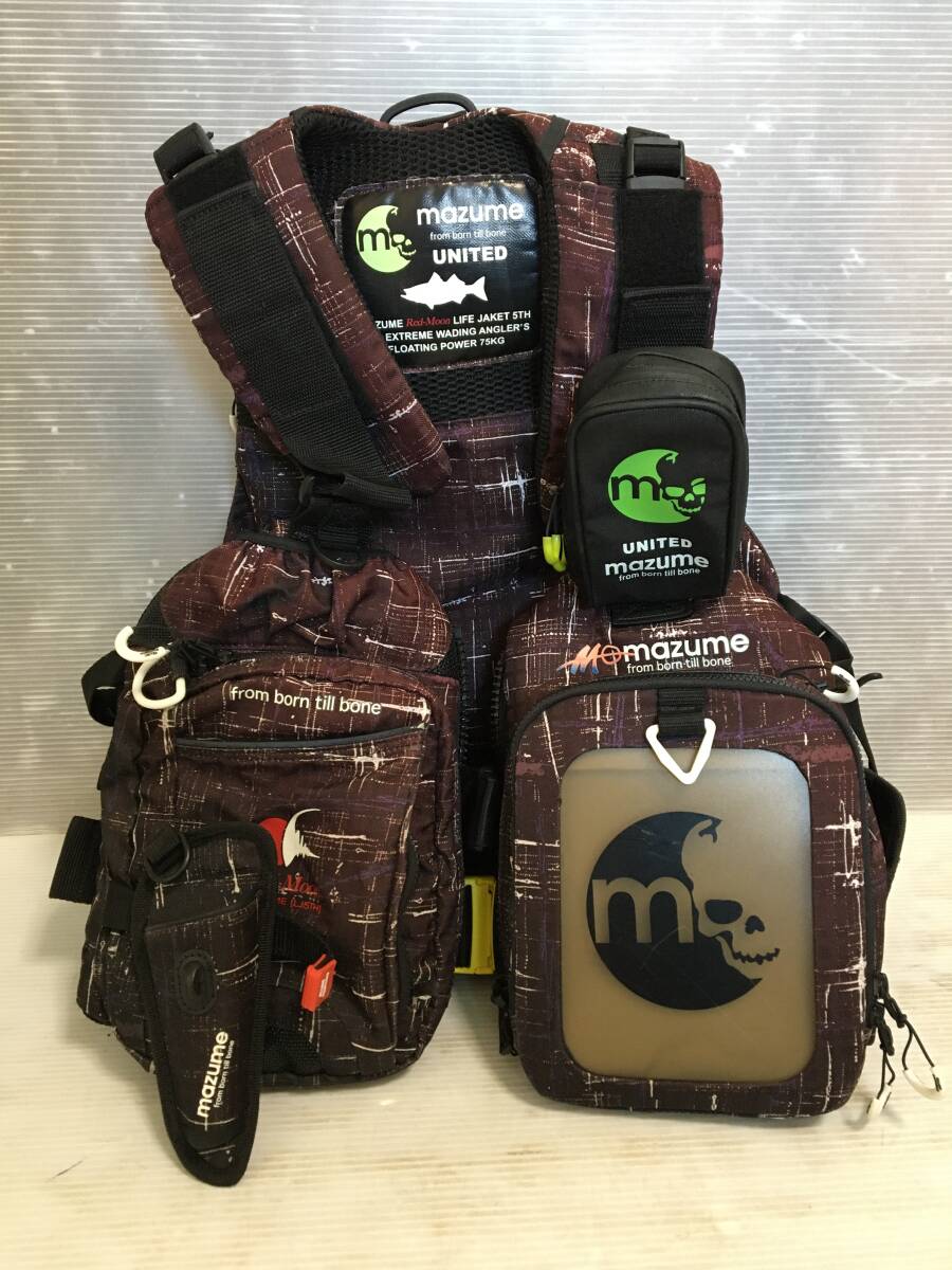 Yahoo!オークション - G312 ライフジャケット フィッシングベスト maz...