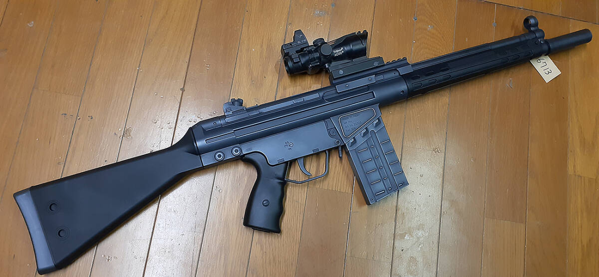 Yahoo!オークション - 【G3A3】（6713）初速96ms 強化＆金属塗装カスタ...