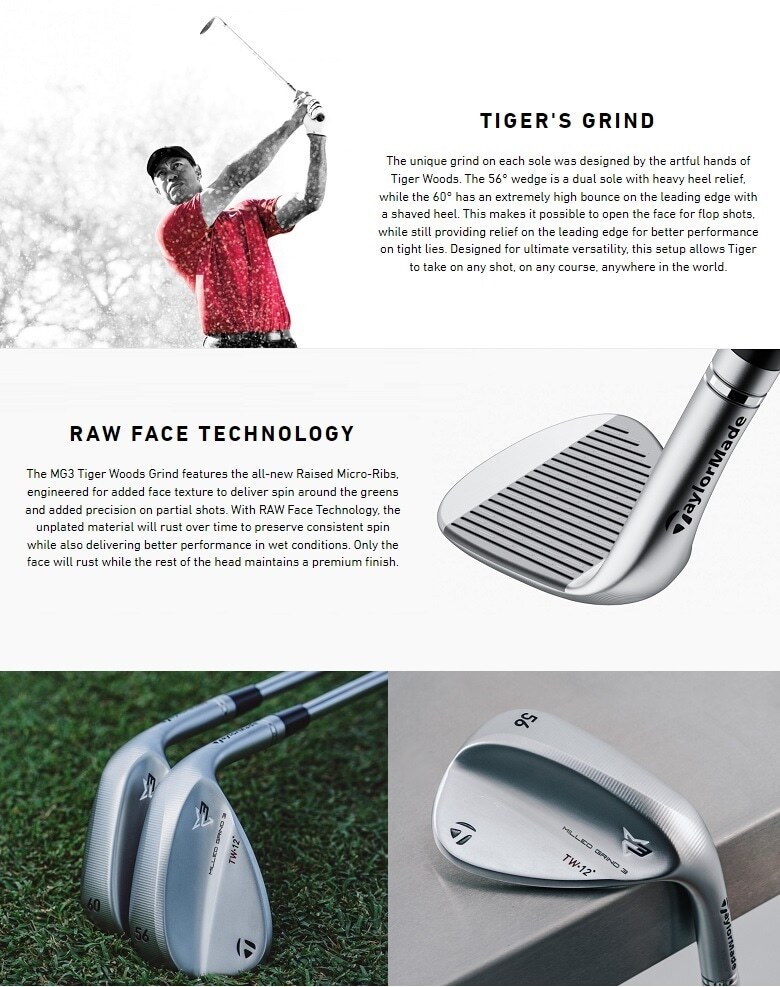 Yahoo!オークション - テーラーメイド タイガーウッズ MG3 TW ウェッジ...