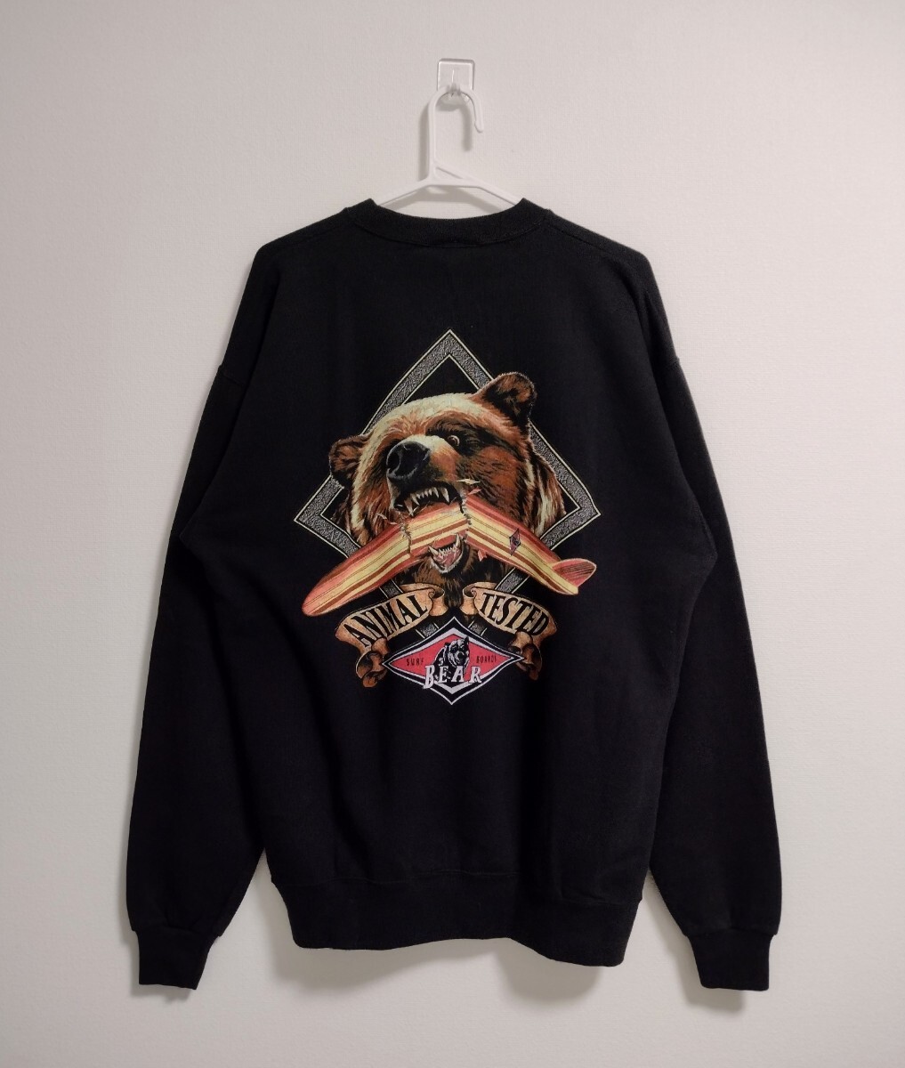 Yahoo!オークション - 【アメリカ製】90s Bear USA スウェット Lサイズ...