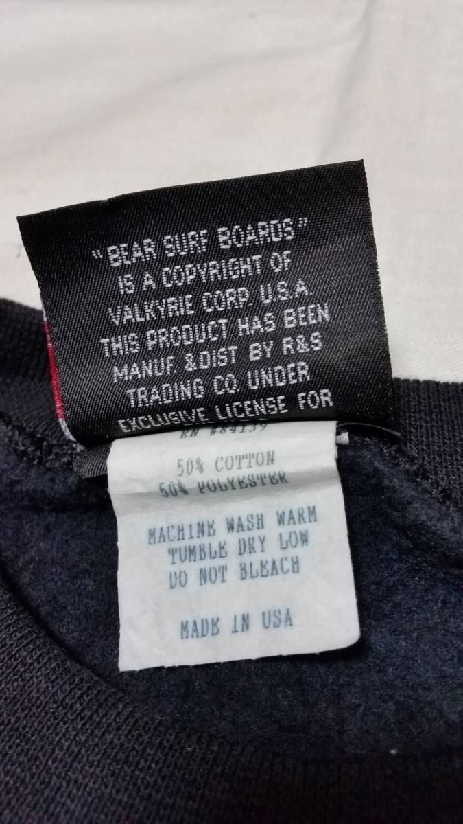 Yahoo!オークション - 【アメリカ製】90s Bear USA スウェット Lサイズ...