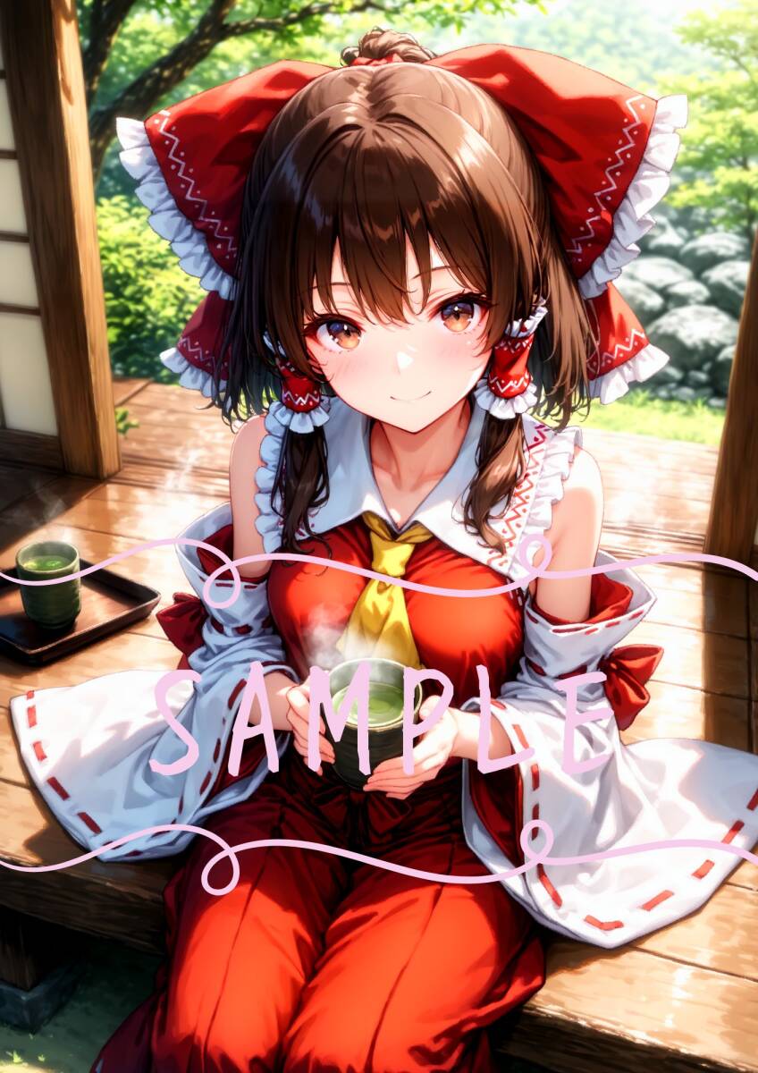 Yahoo!オークション - 【博麗霊夢 東方Project 】A4 ポスター 高画質 ...