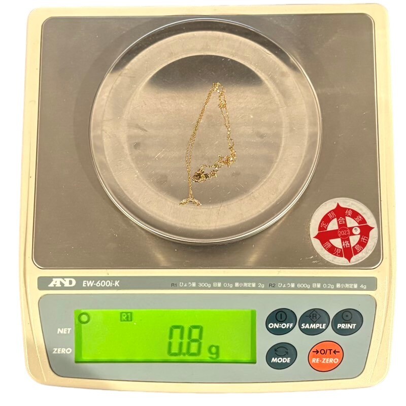 Yahoo!オークション - agate アガット ダイヤモンド ネックレス 0.8g K...