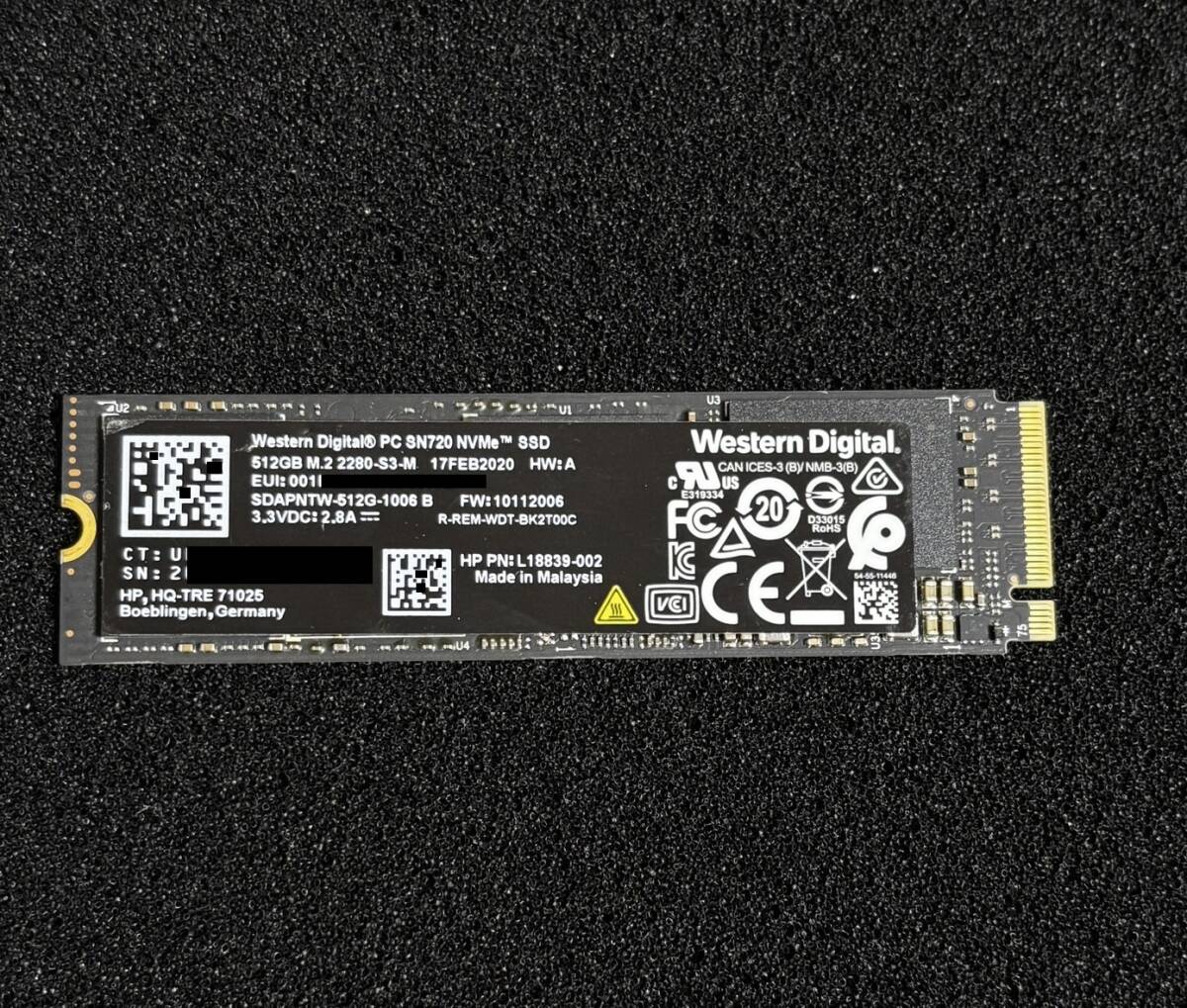 Yahoo!オークション - ((使用時間4905~5791時・3枚限定 )) WD PC SN720...