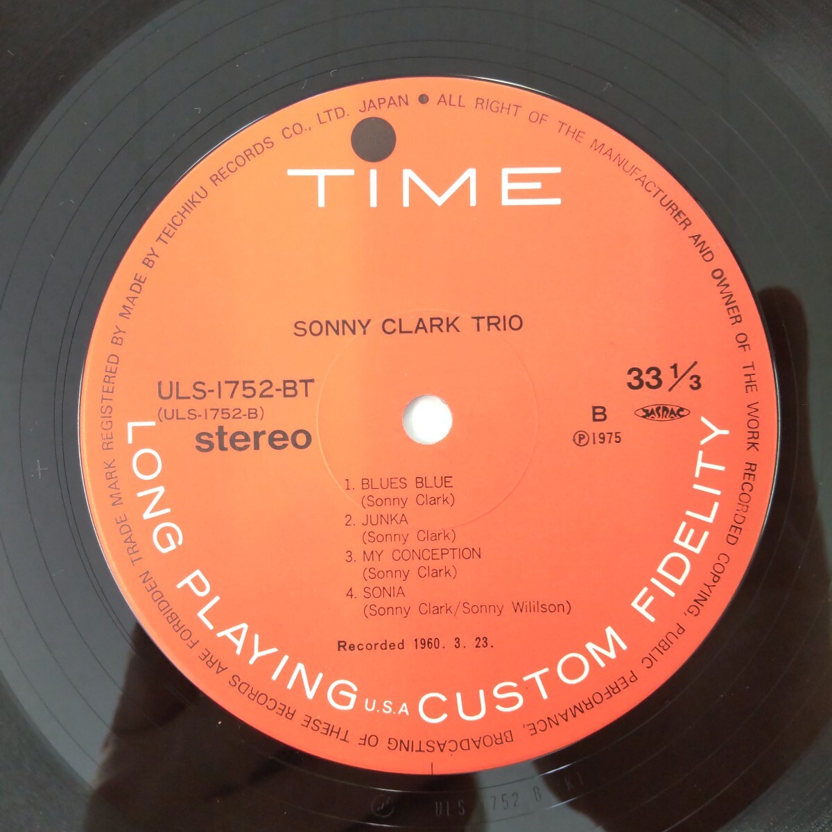 Yahoo!オークション - j084 Sonny Clark Trio ソニー・クラーク・トリ...