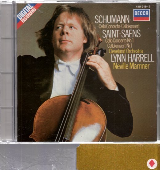 Yahoo!オークション - a021 シューマン/サン＝サーンス チェロ協奏曲集...