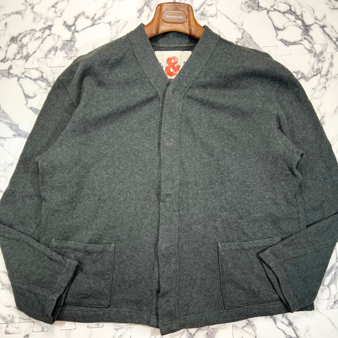 Yahoo!オークション - 刺繍/縮絨ウール サイズ5(XL) 45RPM カーディガ...