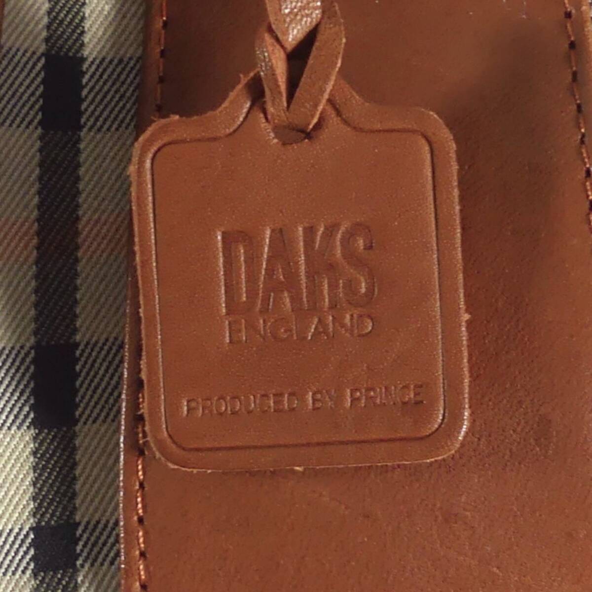 Yahoo!オークション - 即決 DAKS レザーコンビショルダーバッグ ダック...