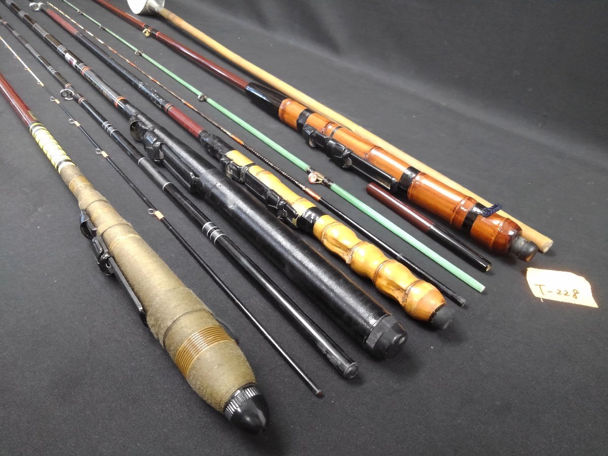 Yahoo!オークション - T―228 釣竿セット いかだ竿 マルハ 新うず...