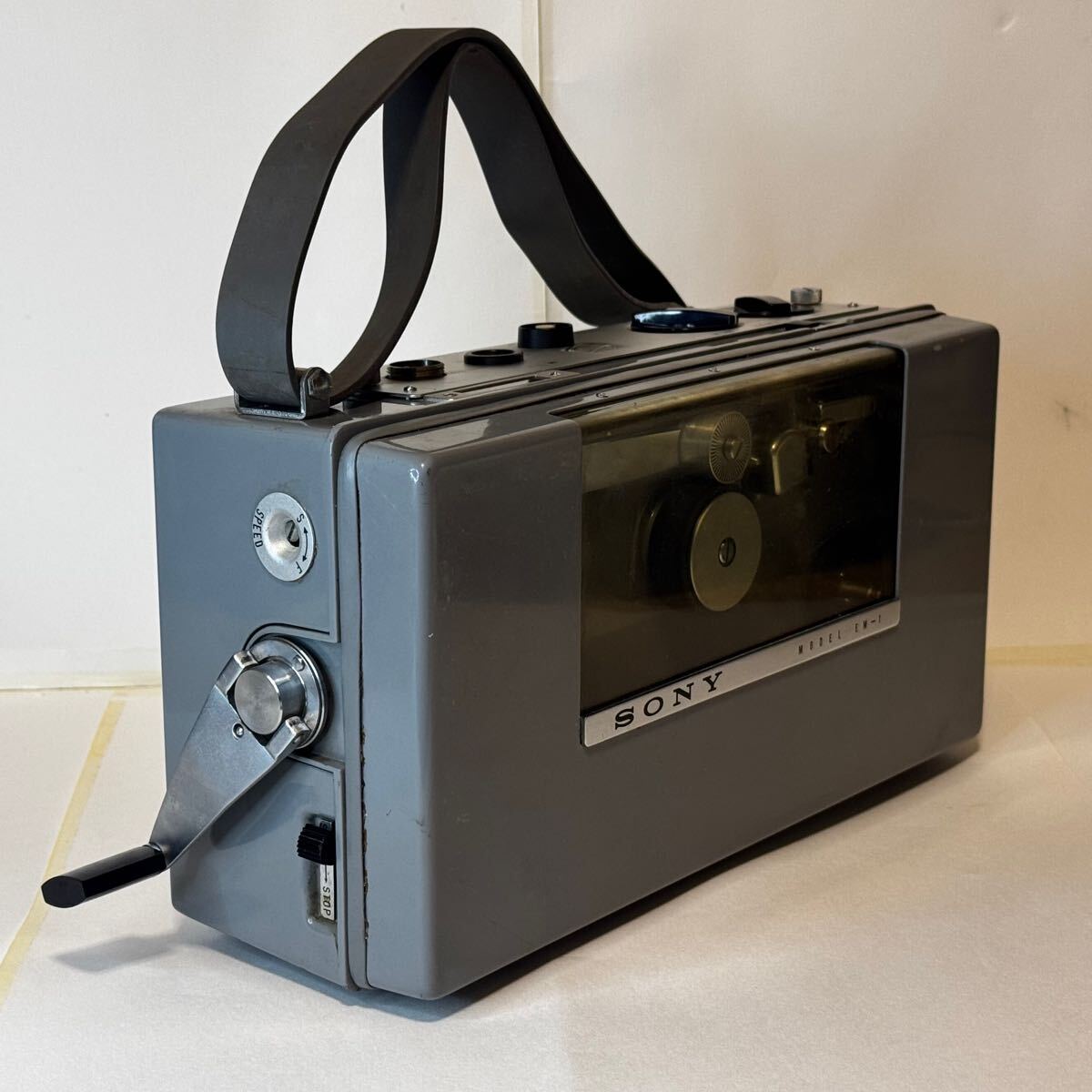 Yahoo!オークション - 【動作未確認】希少 SONY EM-1 デンスケ 肩掛録...