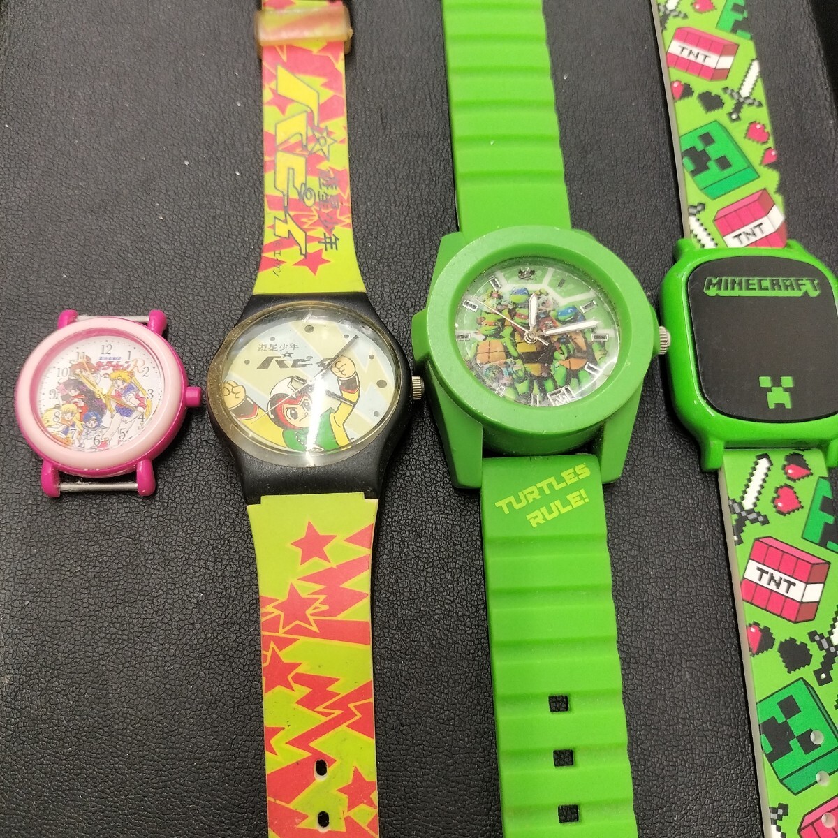 腕時計 4本 美少女戦士セーラームーンR 遊星少年 パピィ タートルズ Minecraft マイクラ 当時物 品 ラバー まとめ 1円(セーラームーン)｜売買されたオークション情報、yahoo ...